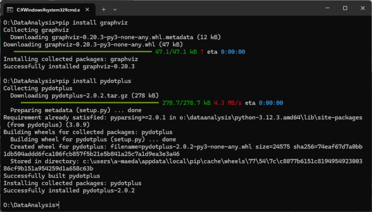 【簡単便利】Graphvizの概要とPythonで使うためのインストール手順 | 現場で使える製造業データ分析入門